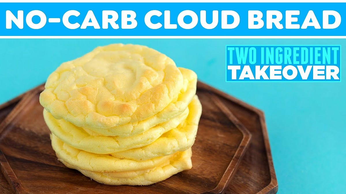 How to Make CLOUD BREAD with 3 Ingredients — Revamp! | by Health ...