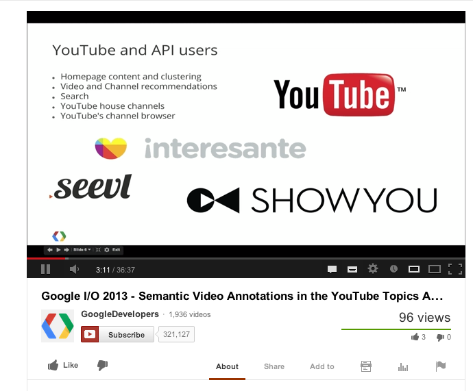 Enhancing the Freebase/YouTube API mappings… using Freebase and YouTube | by Alexandre Passant ...