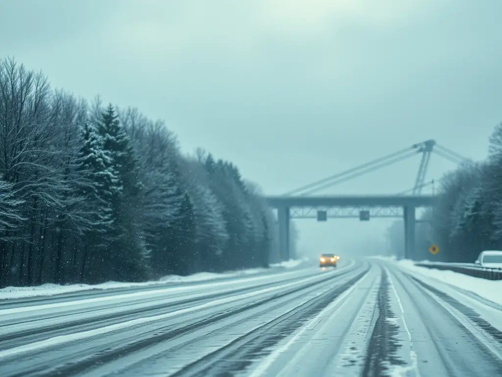 Today’s Michigan Winter Storm — February 6, 2025: Ice and Snow Impact ...