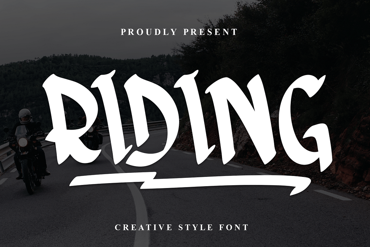 Riding Font - Nebulacraft - Medium