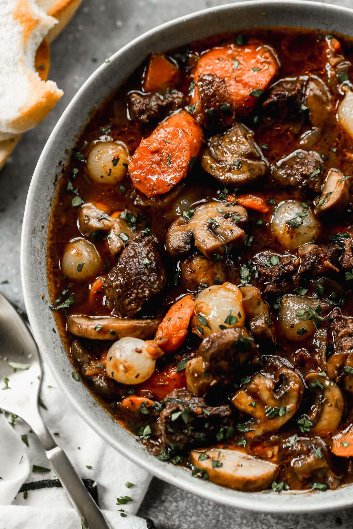 Beef Bourguignon {French Beef Stew with Wine} — Meals The Meals | by ...