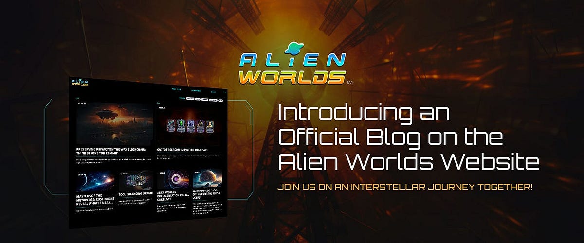 Ipinakikilala ang Official Blog sa Alien Worlds Website | by Jhem ...