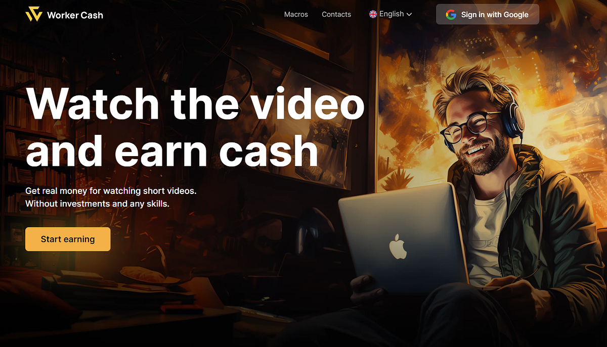 Free new earning vedio watching website worker cash Watch the video and ...