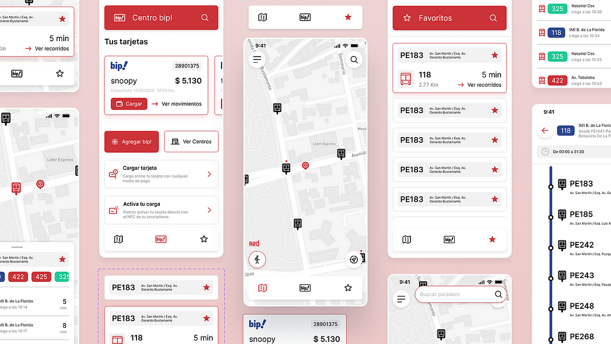 Red — Redesign UI/UX Case Study. Public Transport Bus and Metro Network… | by Héctor Heredia ...