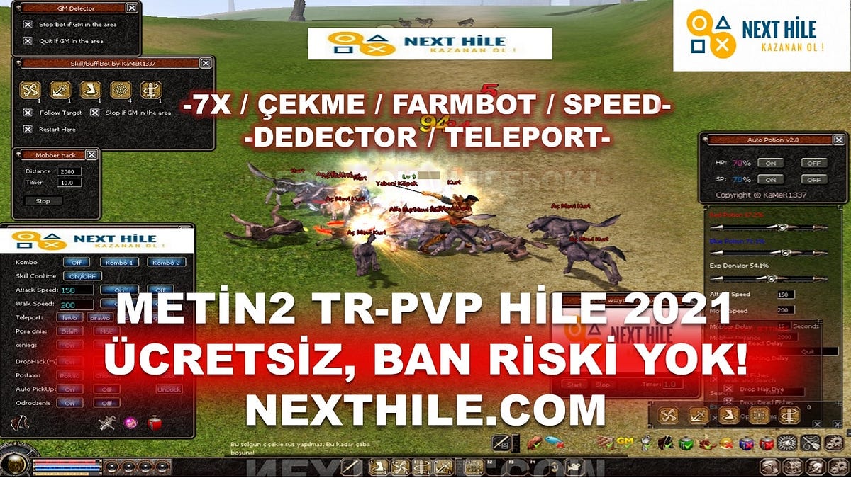 Metin2 Hile TR-PVP 12 Ağustos 2021 [7x, Çekme, FarmBot] | by nexthile ...