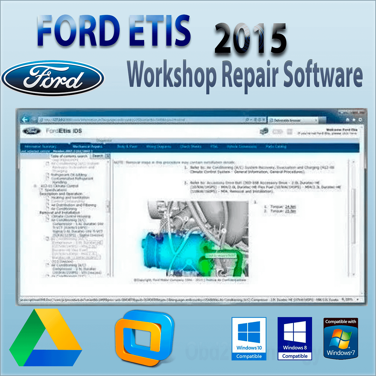 Ford Etis Taller reparación de software 2015 en máquina virtual | by ...