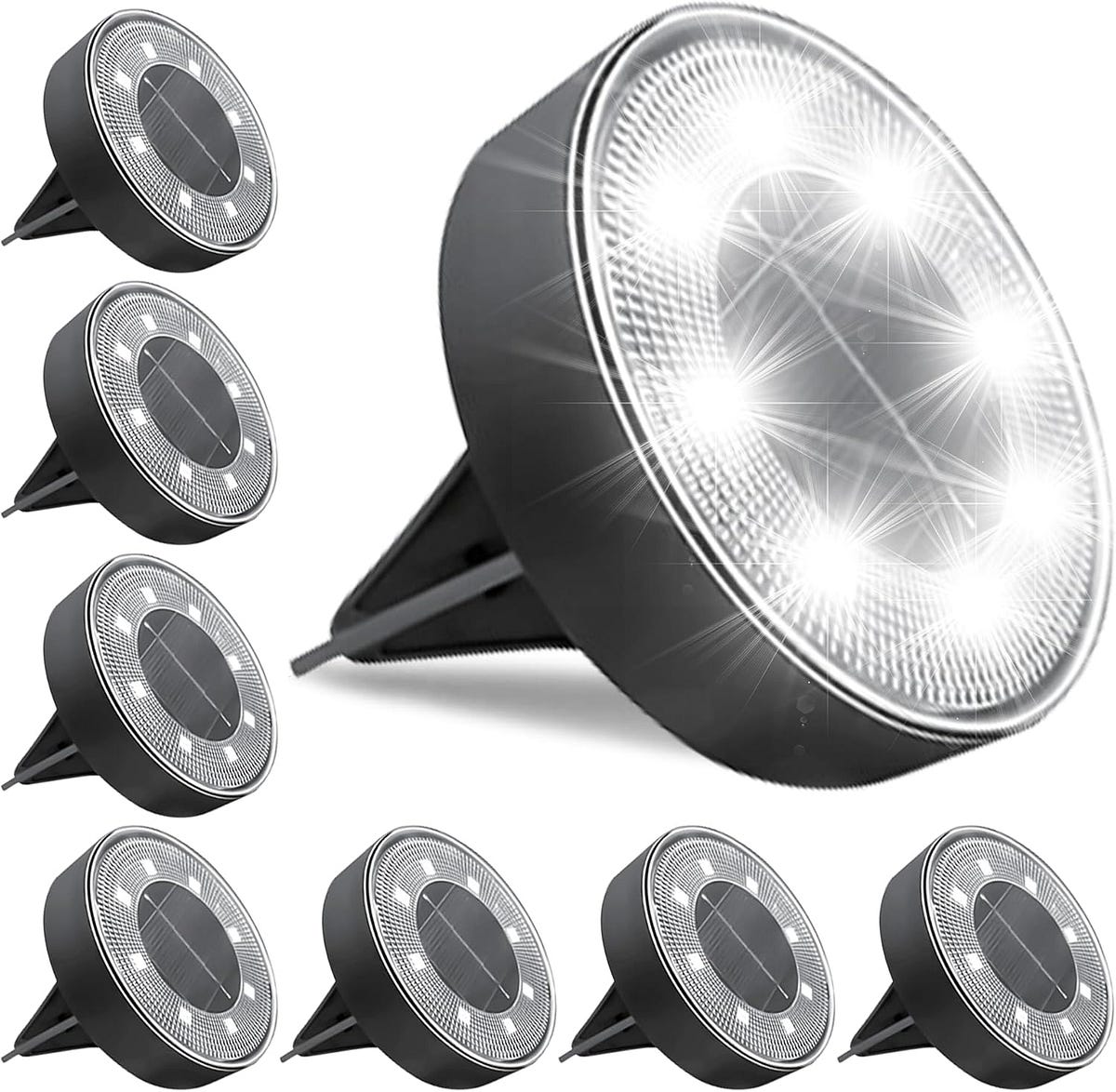 8 LED Bright Solar Ground Lights Review: Illuminate with Ease | by ...