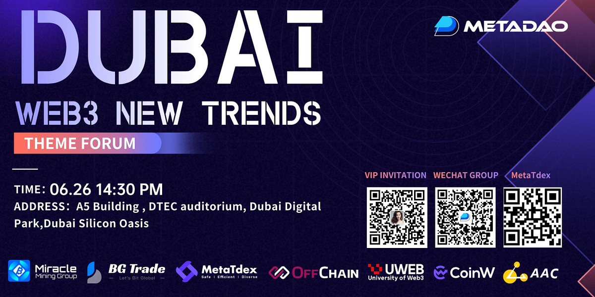 MetaTdex Jointly Sponsors “Dubai WEB3.0 New Trends” Forum and Explores the New Waves of RWA | by ...