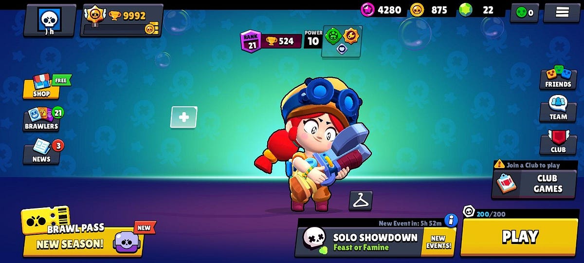 Brawl Stars Account | Level 64 | Brawlers 25 - Game Stores - Medium