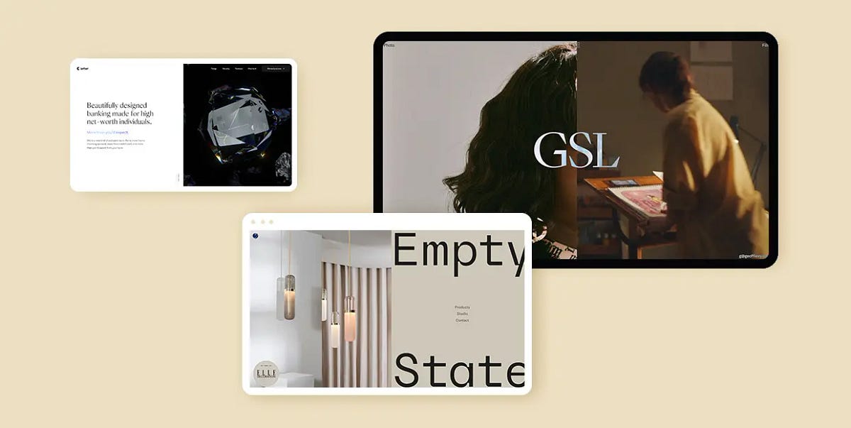 Split Screen Layout in Use: 20 Best Examples | by Ana Hercigonja ...