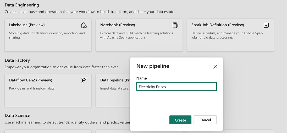 Fabric end-to-end use case: Data Engineering part 2 — Pipelines — by ...