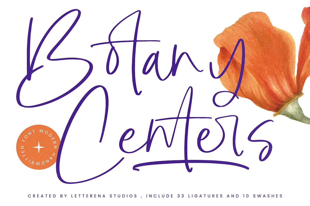 Botany Centers Font | by Digidruid | Jul, 2024 | Medium