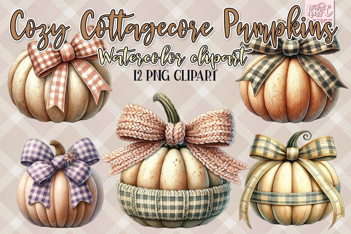 Cozy Cottagecore Pumpkins Collection Free | by Vividecho | Aug, 2024 ...