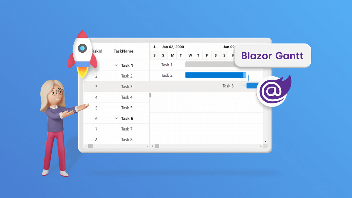 Boosting Performance of Blazor Gantt Chart Using Virtualization | by Lavender Anyango Otieno ...