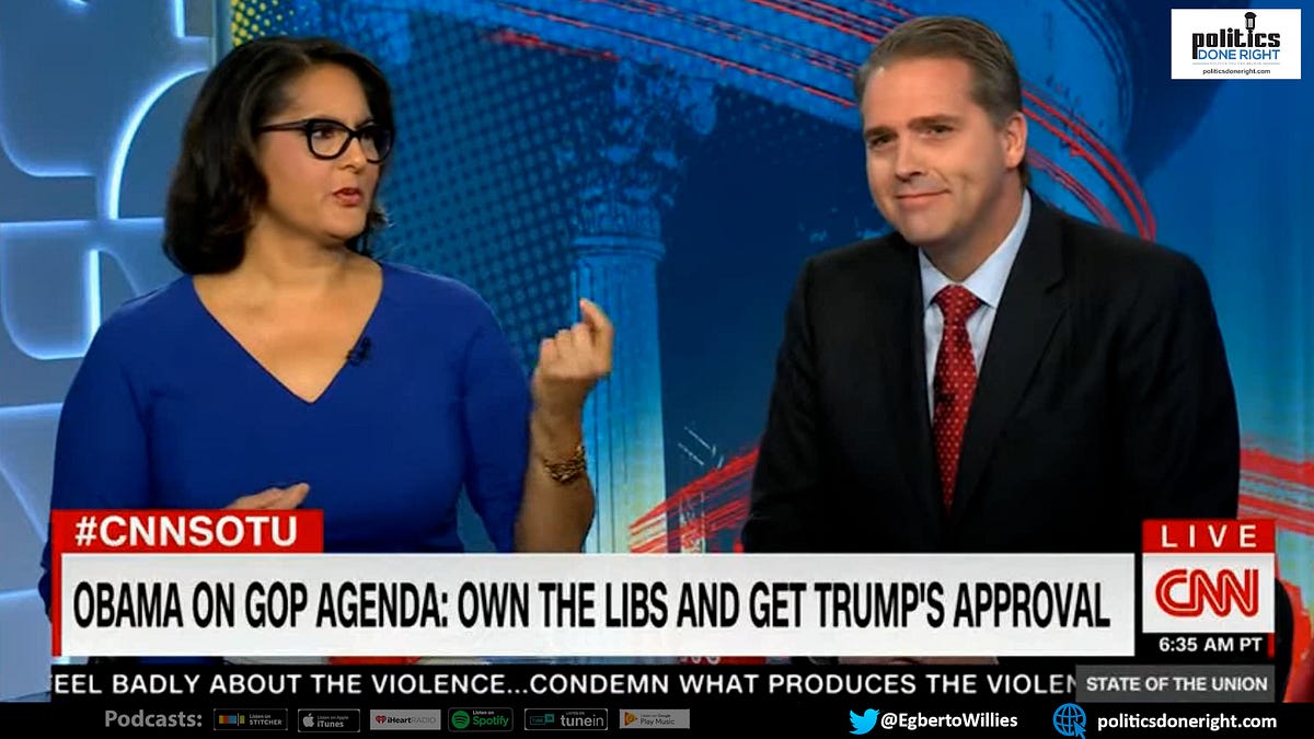 EGGS ON HIS FACE! Democratic pundit Karen Finney’s analysis was genius ...