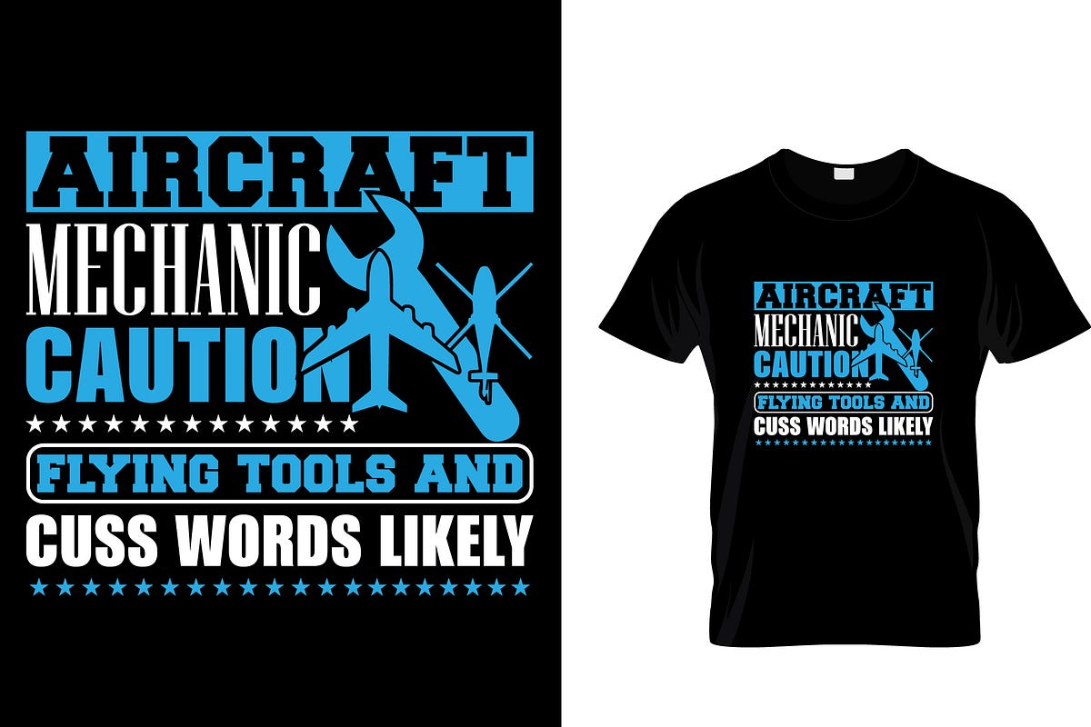 Aircraft Mechanic Caution Flying Tools a | by Irisinfinity | Jul, 2024 ...
