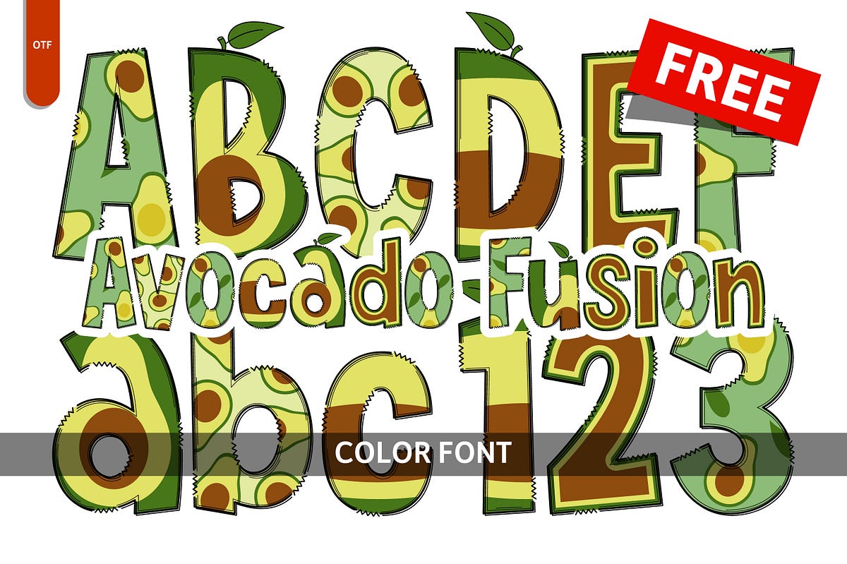 Avocado Fusion Font Free Download | by Vectorverve | May, 2024 | Medium