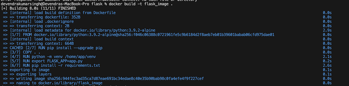 Flask with docker. create an app.py | by Devendra | Apr, 2024 | Medium