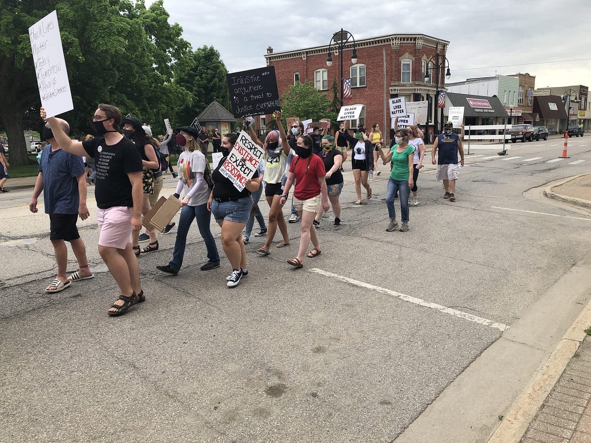 Black Lives Matter Protest Comes to Bad Axe Michigan | by Thumbwind ...