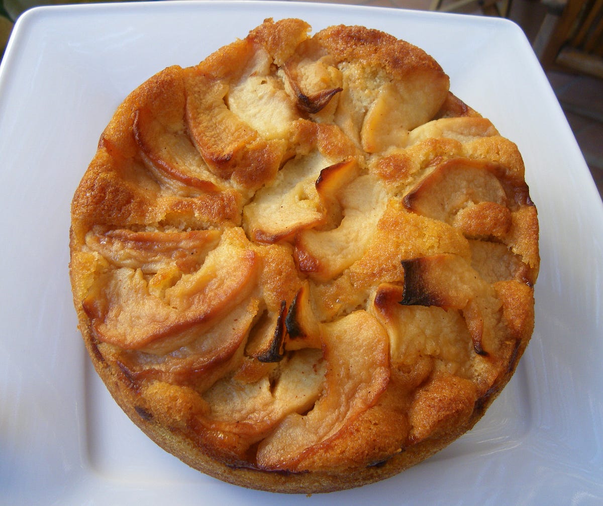 Apple and almond pudding cake — another River Cottage recipe | by ...