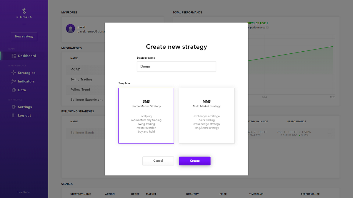 Signals Framework #1: Create your first strategy | by Signals | Signals ...