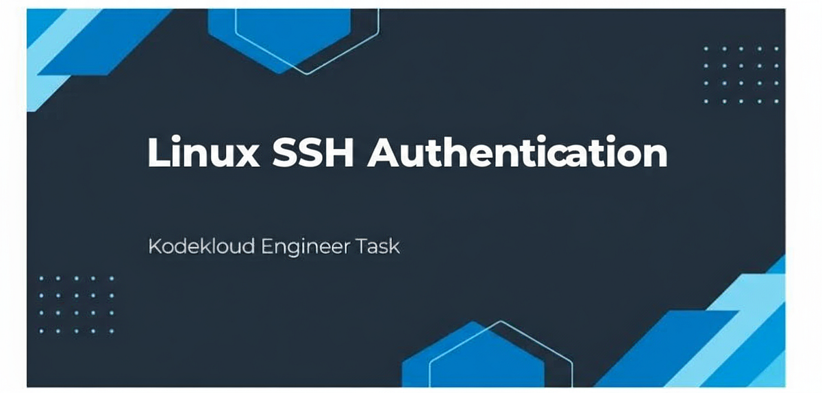 KodeKloud Engineer Day 7: Linux SSH Authentication. | by Jane Mils | Medium