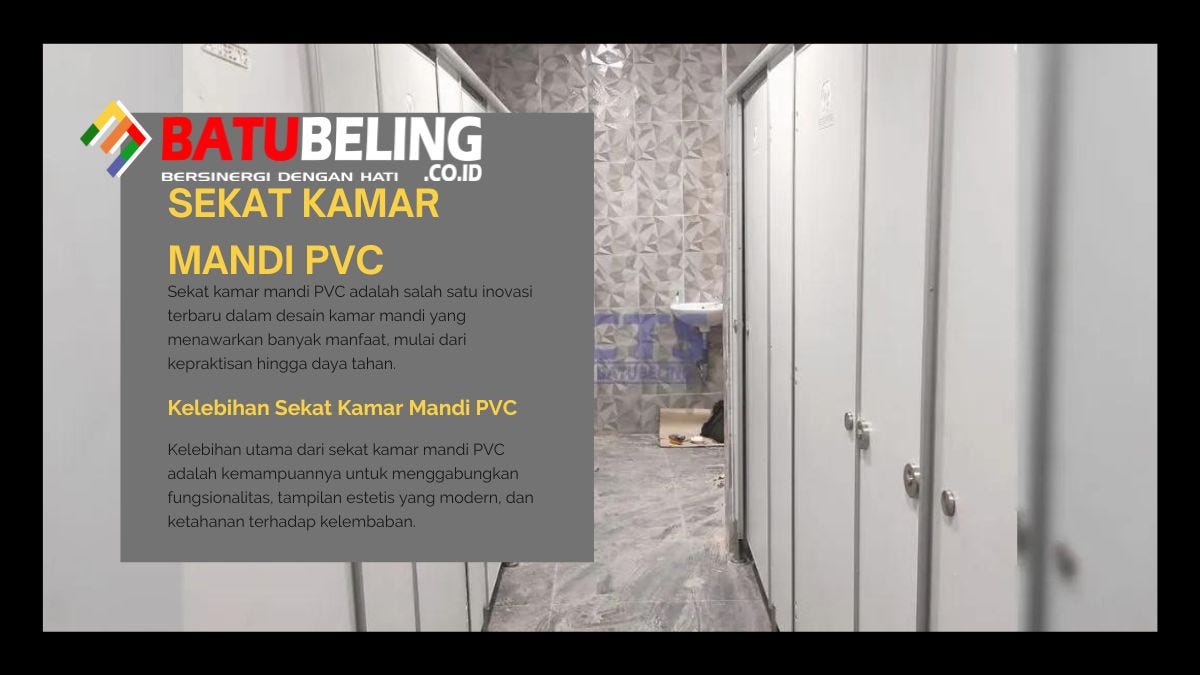 Sekat Kamar Mandi PVC. Sekat kamar mandi PVC adalah salah satu… | by batu beling | Oct, 2023 ...