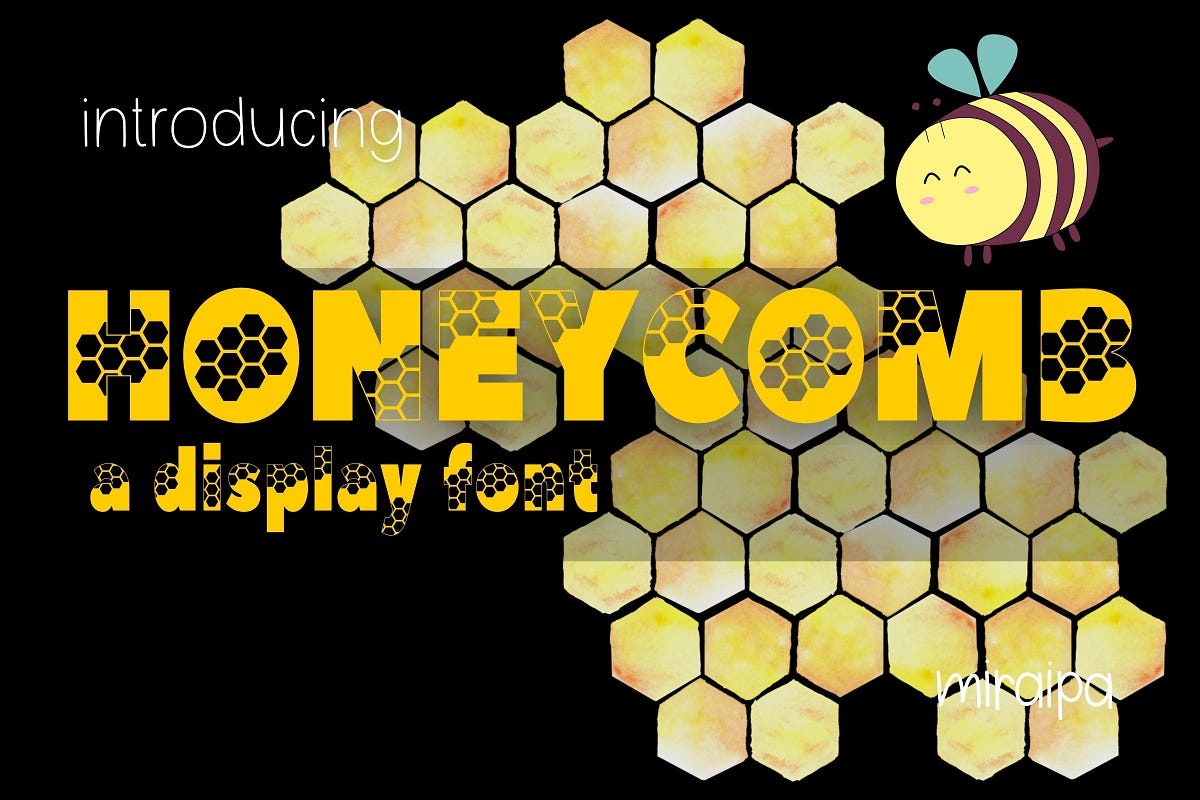 Honeycomb Font | by Miamonolith | May, 2024 | Medium