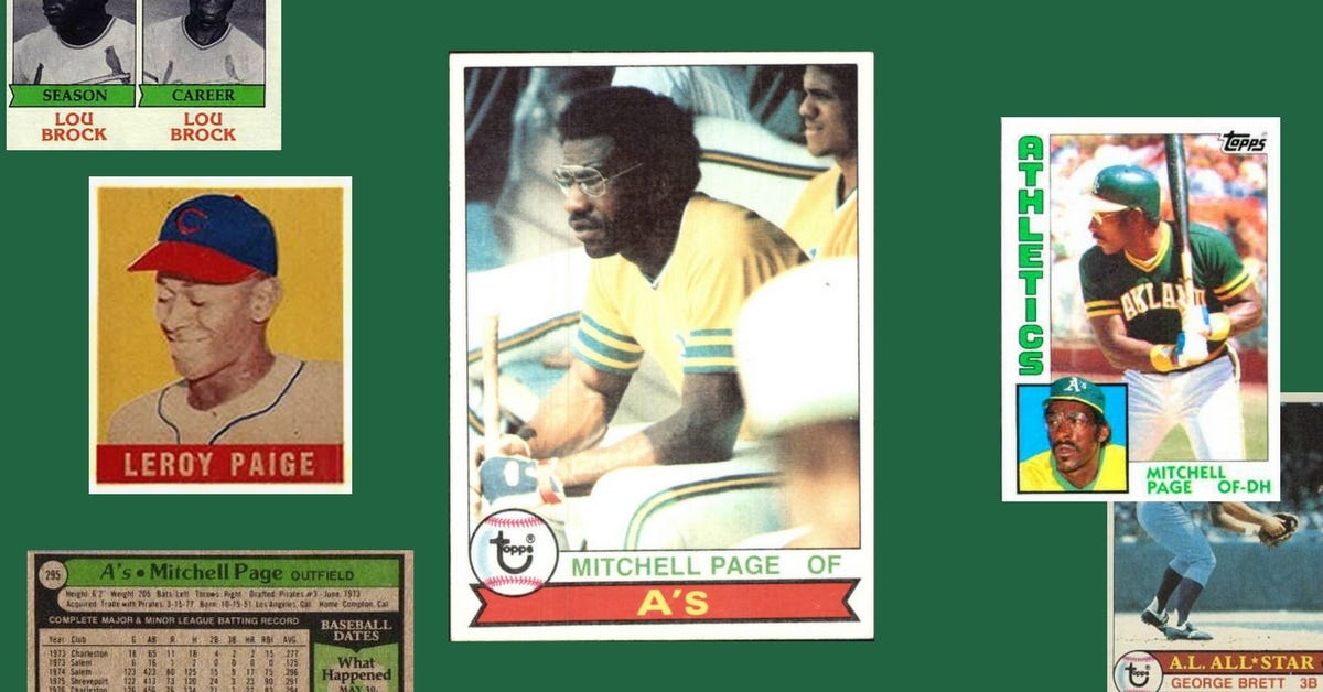 What the 1979 Topps Mitchell Page Baseball Card Taught Me About ...
