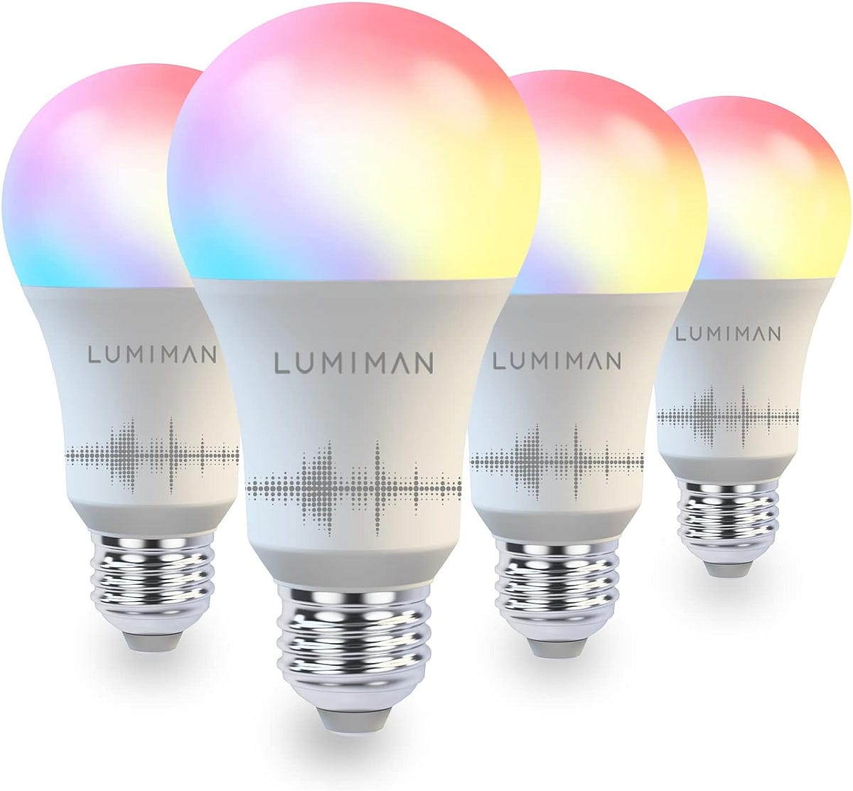 LUMIMAN Smart Light Bulbs, Full Color Changing Light Bulb, Music Sync ...