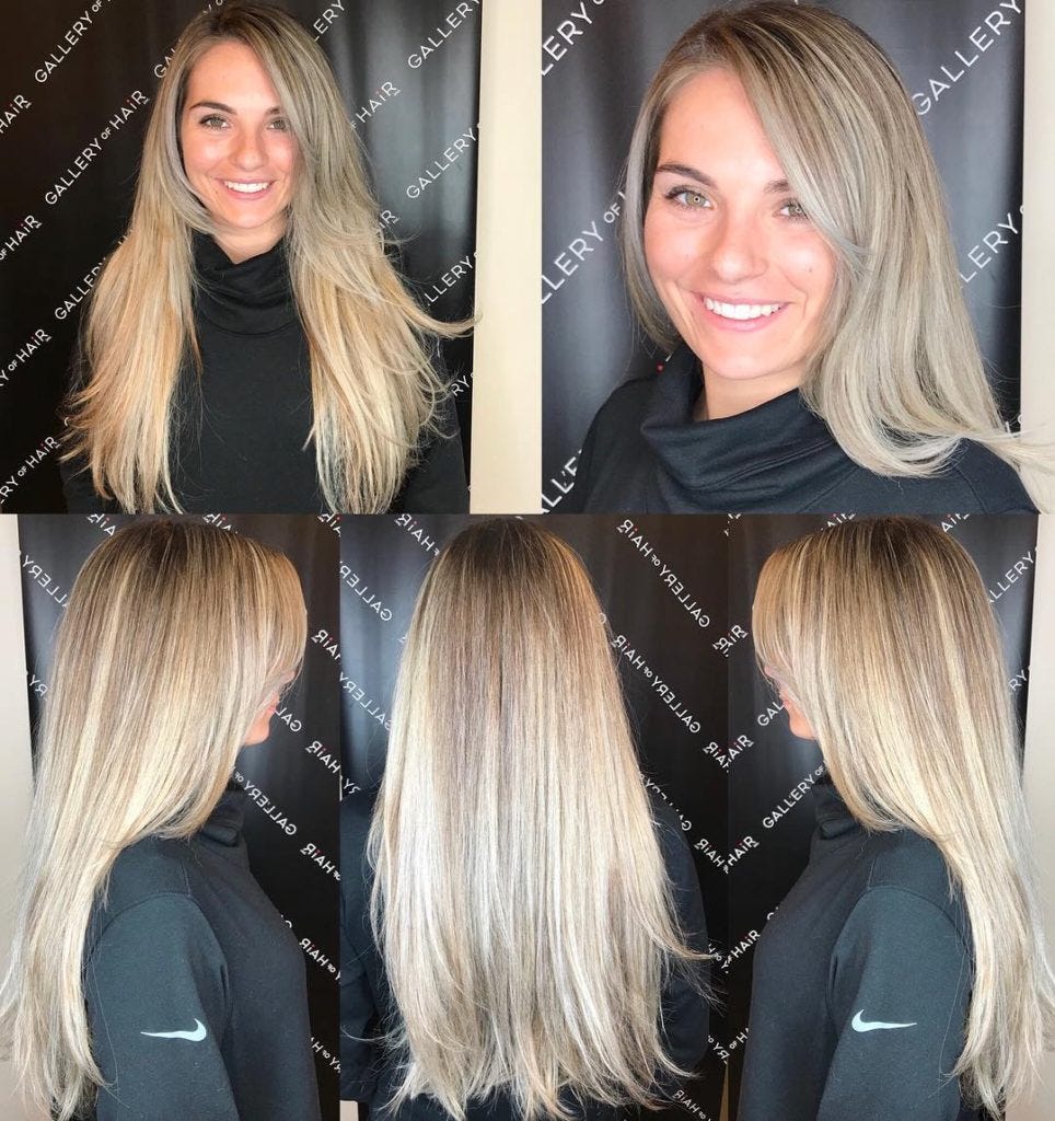 Long Straight Hairstyles With Side Swept Bangs And Layers