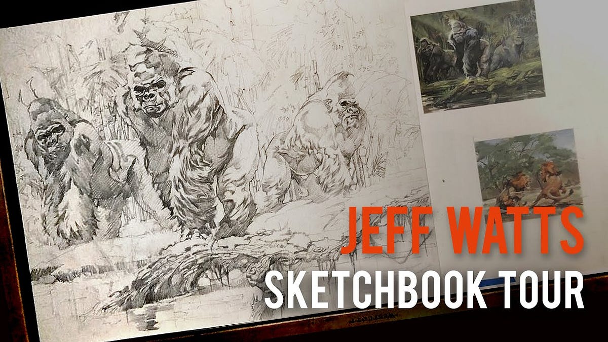 3 Epic Sketchbook Tours with Jeff Watts | by tiptuber | Medium