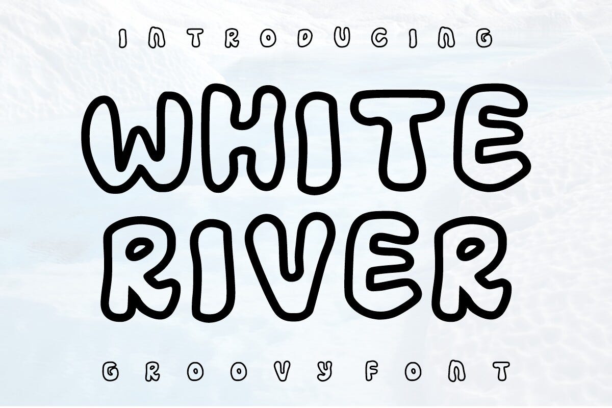 White River Display Font | by Chloechronicle | Apr, 2024 | Medium