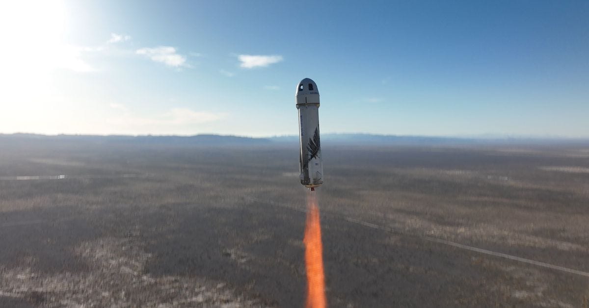Watch Blue Origin launch its fifth passenger flight to the edge of ...