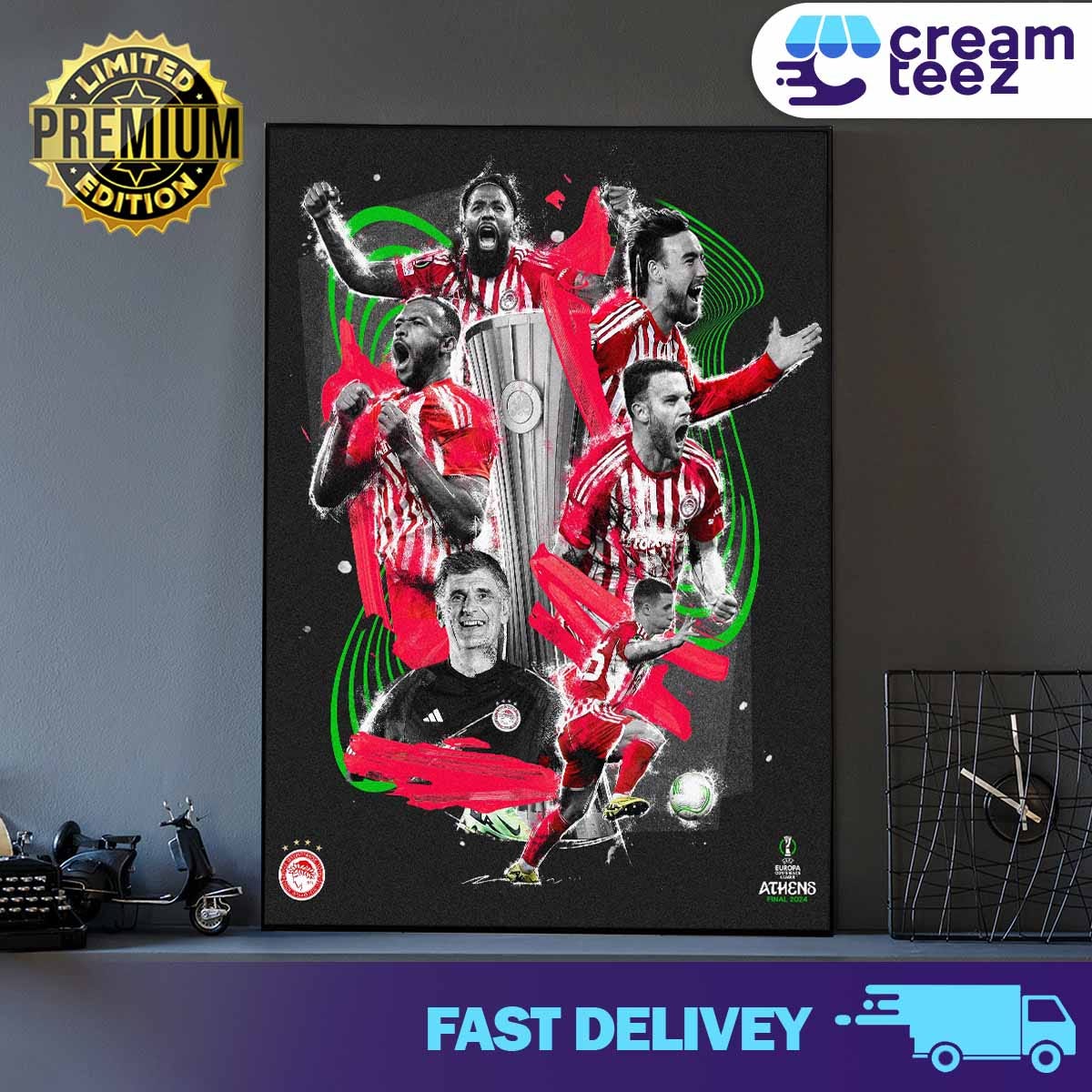 Congratulation Olympiakos CFP Win Europa Conference League 2023–24 ...