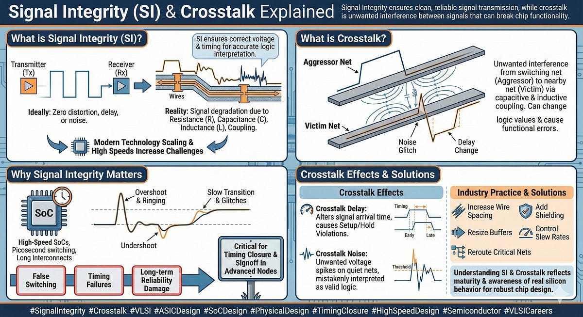 Signal Integrity (SI) and Crosstalk Explained | by ProVLogic VLSI | Medium