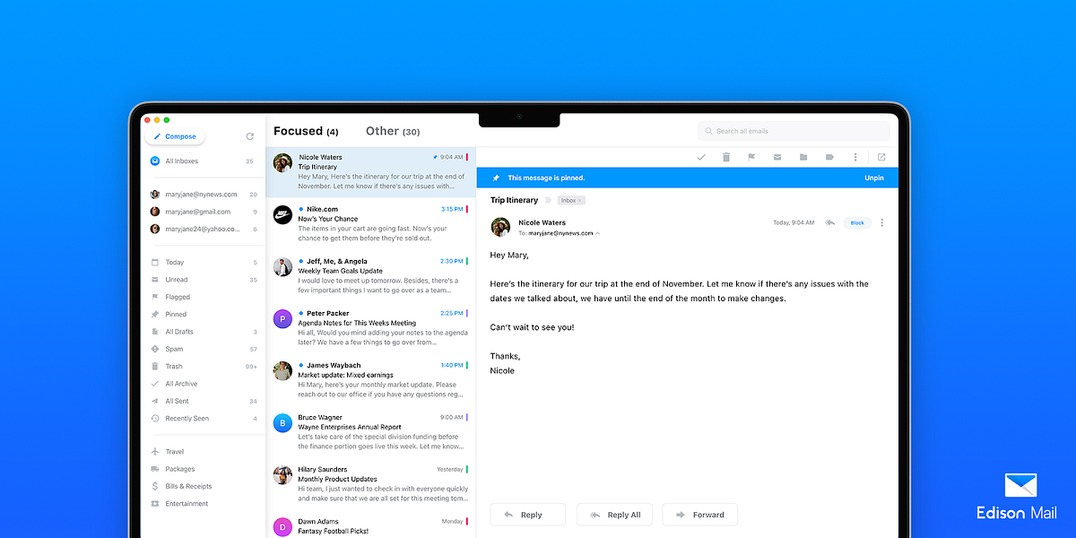 New Pinned Messages Arrives on Edison Mail Mac | by Edison | Changing ...