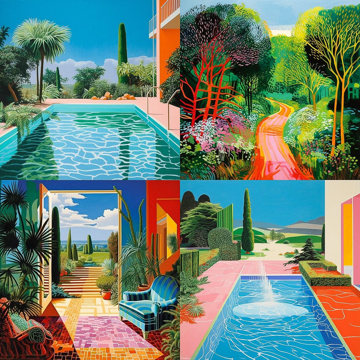 Dive into the vibrant world of David Hockney with #Artvy! Embrace his ...