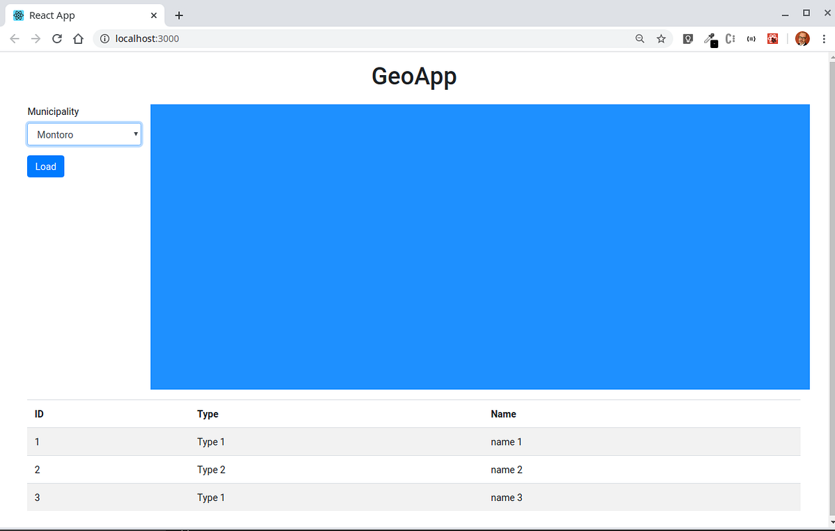 Side Project: Desarrollo de aplicación web con React y Leaflet (II ...