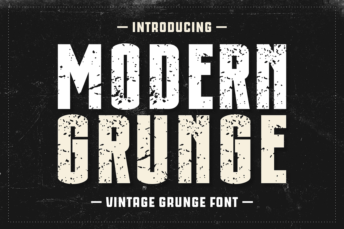 Modern Grunge Font | by Neonpulse | Jun, 2024 | Medium