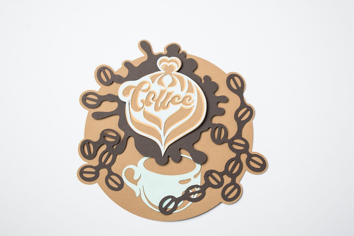 Coffee Layered Design (Ornaments 3D SVG Crafts) | by Vladpatani | May ...