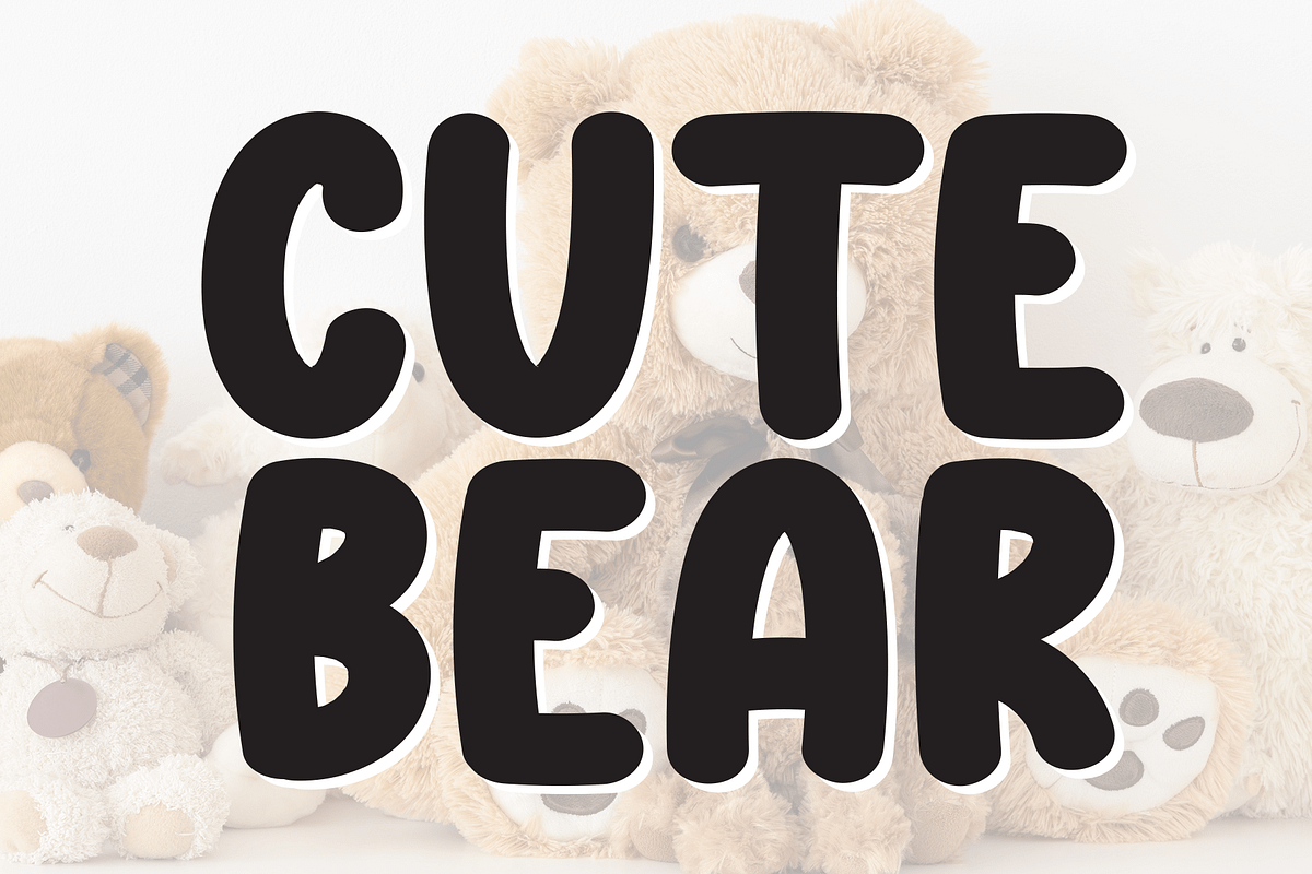 Cute Bear Font | by Sophiaspectra | Jun, 2024 | Medium