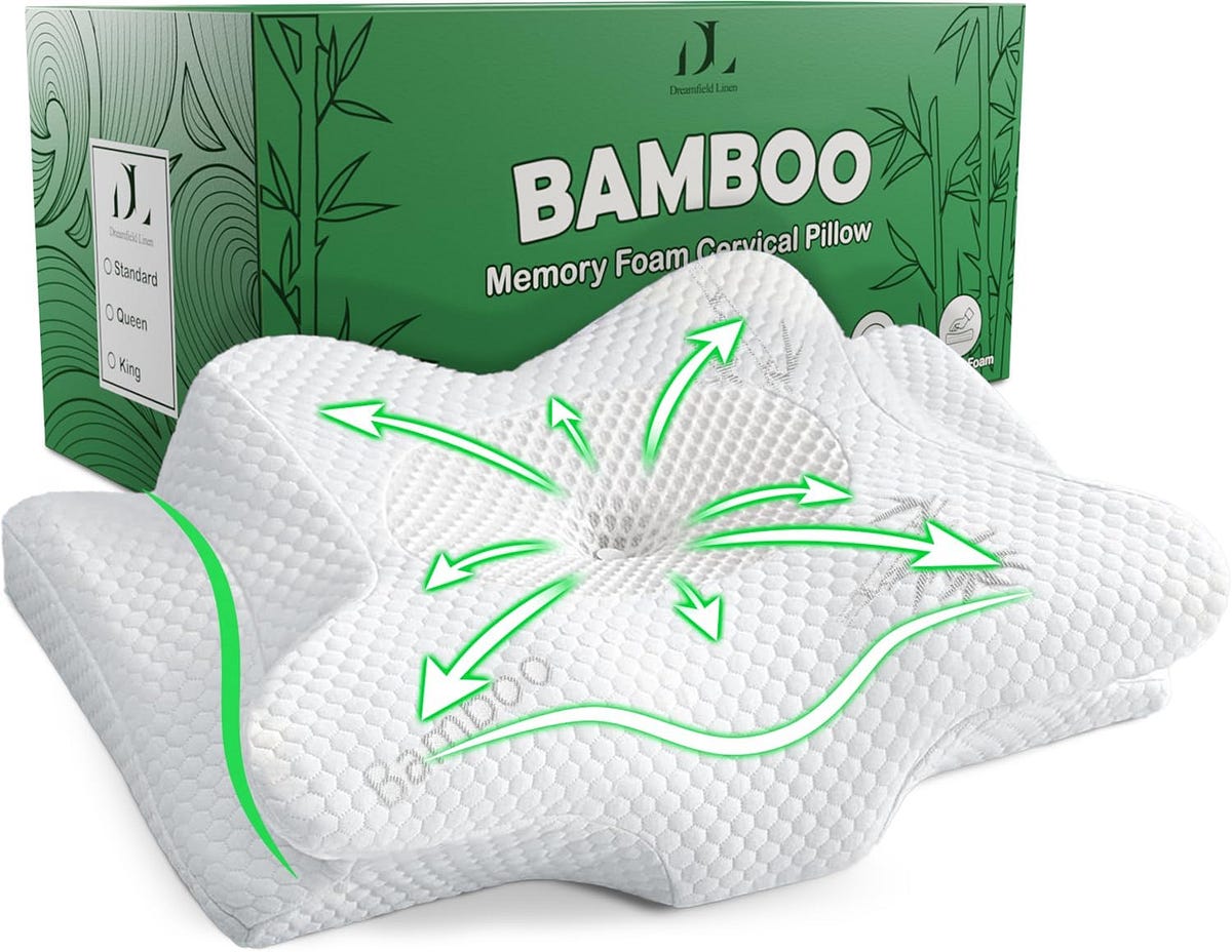 Bamboo Rayon Cervical Neck Pillow Review: Sleep Game-Changer | by ...