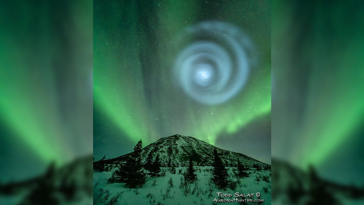What was the strange whirlpool of light spotted in Alaska’s night sky ...