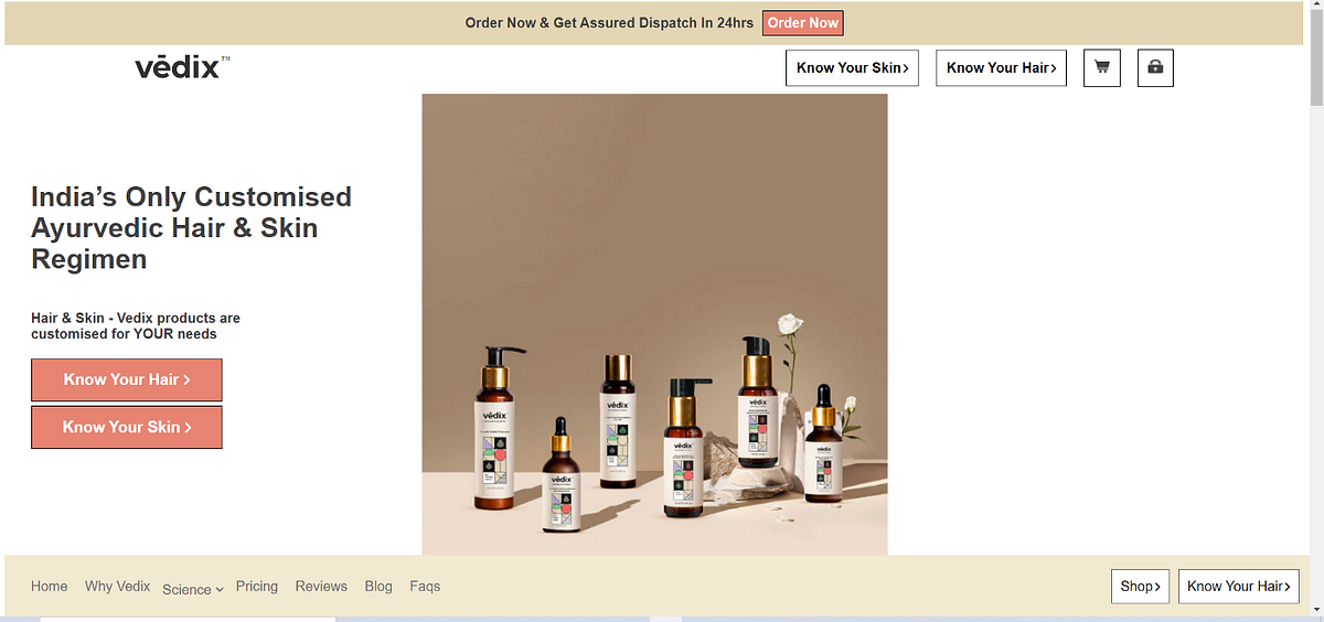 Vedix Website Clone. We are creating this blog to share our… | by ...