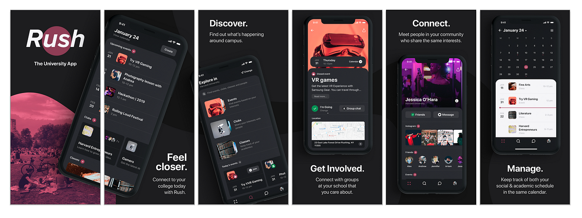 Designing Rush, an App for Community | by Nick Boyer | Medium