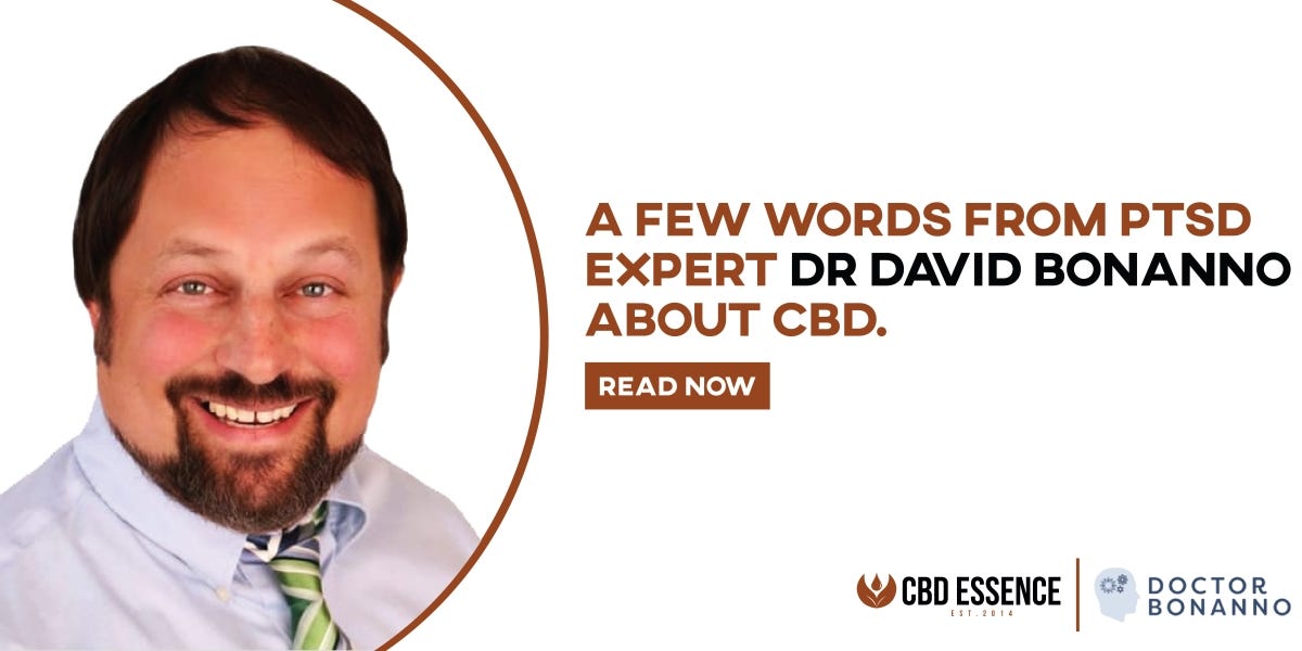 A CHAT WITH DR. DAVID BONANNO — PTSD EXPERT | by CBD for PTSD | Medium