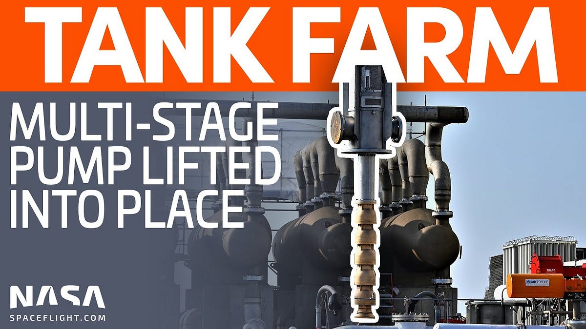 Multi Stage Pump Lifted and Installed at the Orbital Tank Farm | SpaceX ...