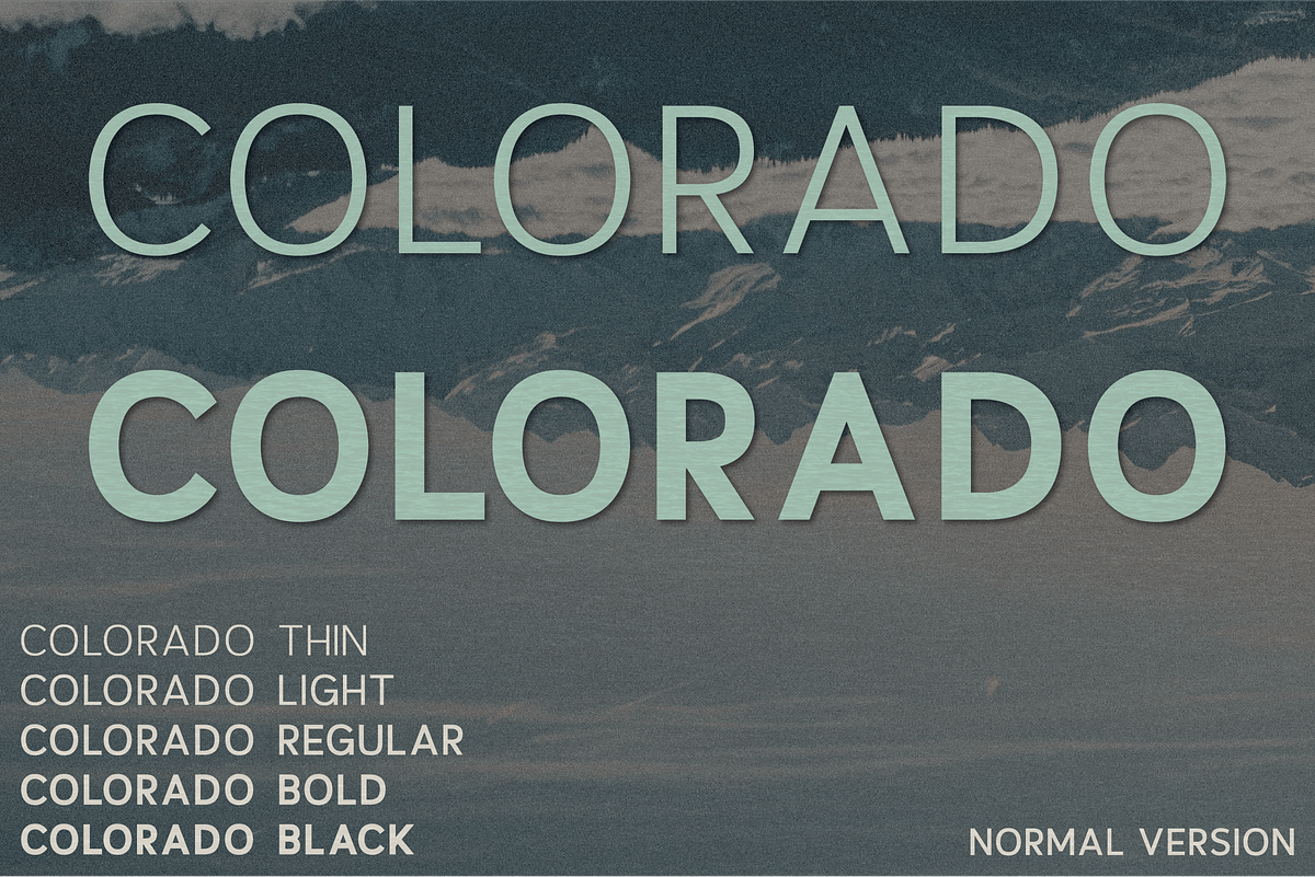 Colorado Font | by Emmaenigma | May, 2024 | Medium
