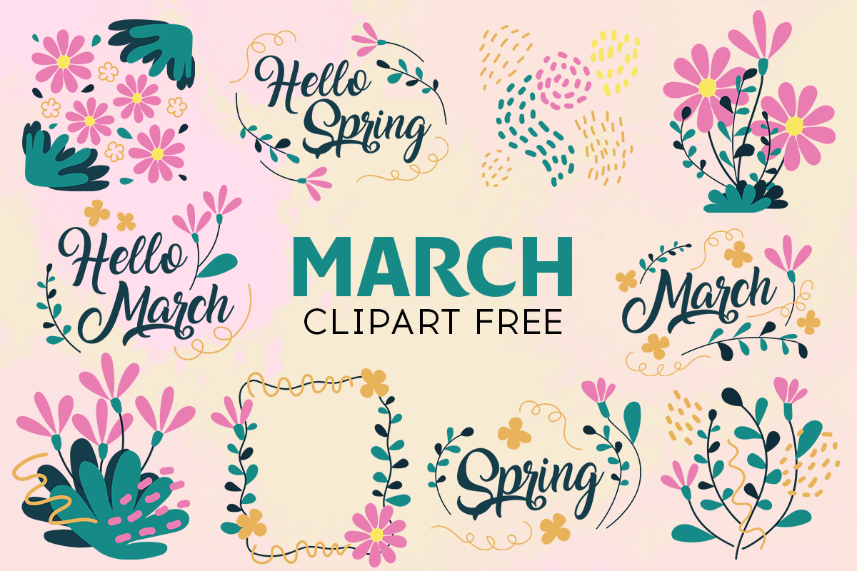 March Clipart Free Free Download | by Gracegilded | Apr, 2024 | Medium